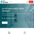 Ilovepdf.com - Developer iLoveAPI REST API - PDF and image tools for ...